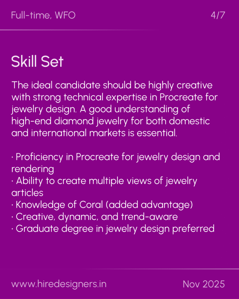Procreate Jewellery Designer Procreate Jewellery Designer - Hire Designers